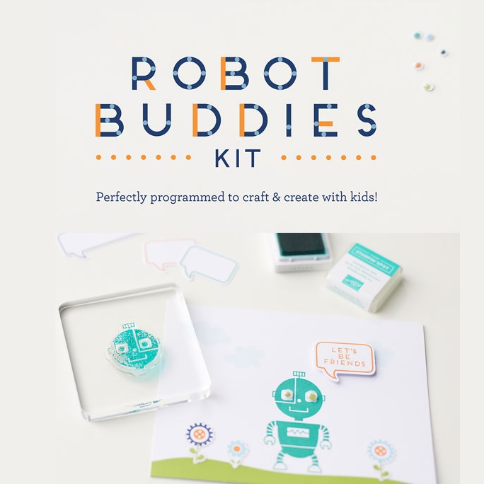 *NEW* Robot Buddies Kids Card Kit - KeenerINKer