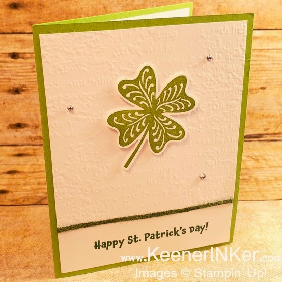 Lucky Clover Happy St. Patrick's Day Card - KeenerINKer